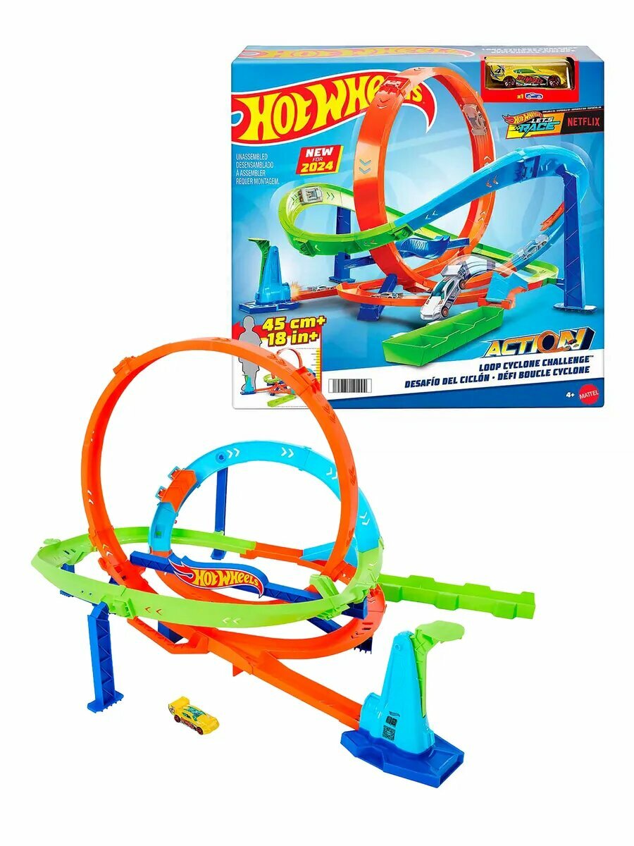 Трек Hot Wheels Испытание гиперпетли Mattel HTK16