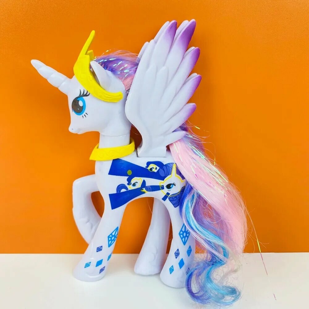 Фигуркa май литл пони Редкость единорогом для девочек / Rarity Игрушка 14 см