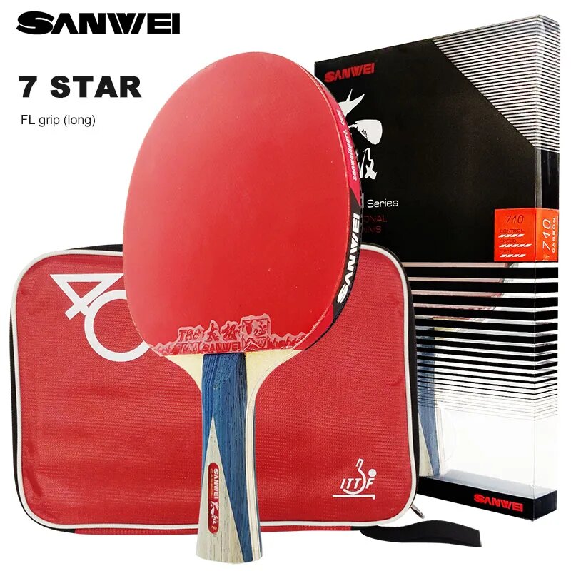 Ракета для настольного тенниса Sanwei 7 Star FL Grip(Long)