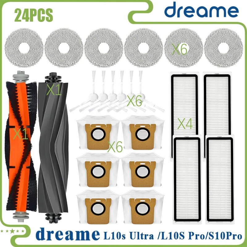 Комплект запчастей Dreame L10S Ultra, 24PCS