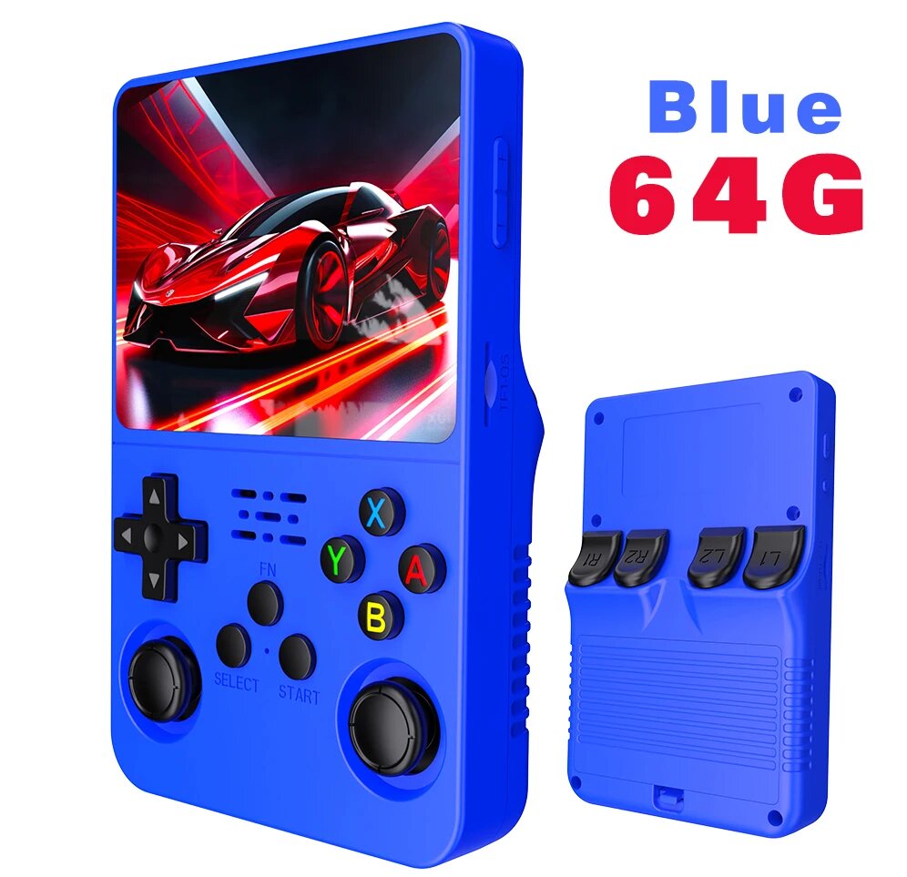 Портативная игровая консоль BOYHOM R36S, Dark Blue 64G