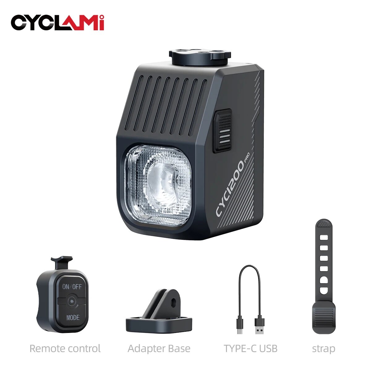 CYCLAMI Велосипедная фара 1200 Люмен, Цвет: Headlight