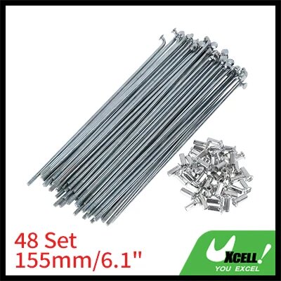 Спицы велосипедные XCELL 48 шт, 155mm