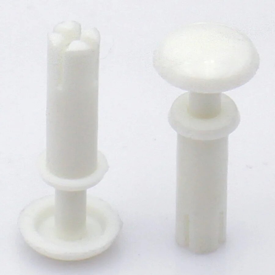 Заклепки-фиксаторы XIAOCHAO WJ5009/WJ5010 черные/белые пластик Белый, R2064(20Pcs), Белый, White