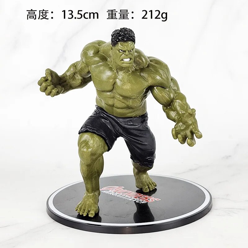 Фигурки Marvel Халк Капитан Америка Железный Человек Человек-Паук Hasbro 10-13 см Зеленый, 2