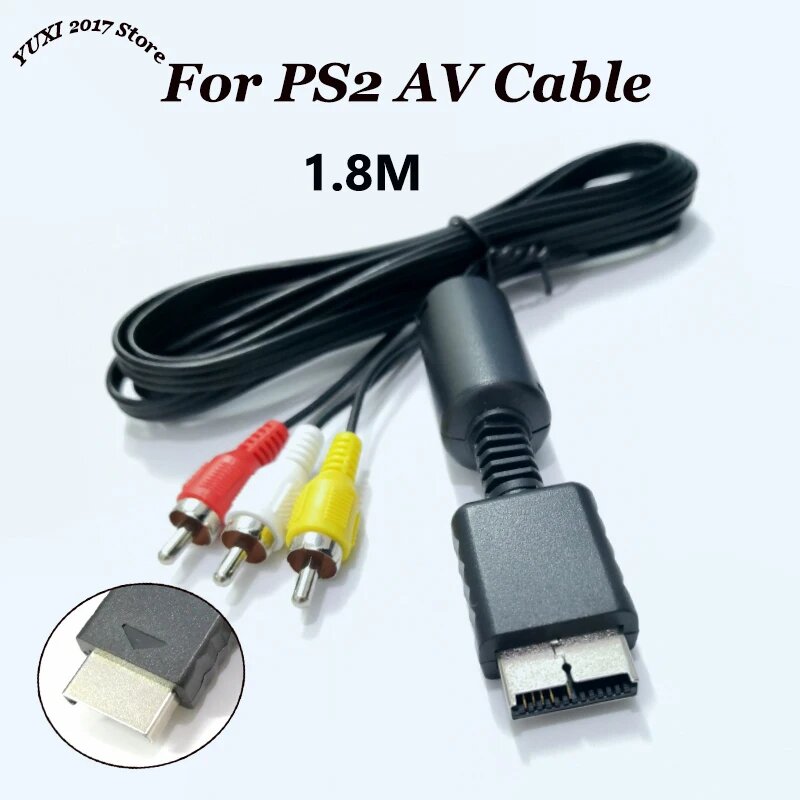AV-кабель для PS2/PS3, 1.8 м, 1PC — фото 1