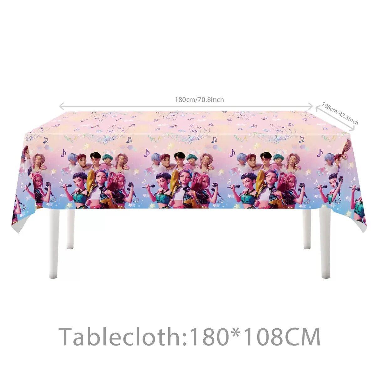 Набор для вечеринки в стиле K-pop 1PCS-tablecloth