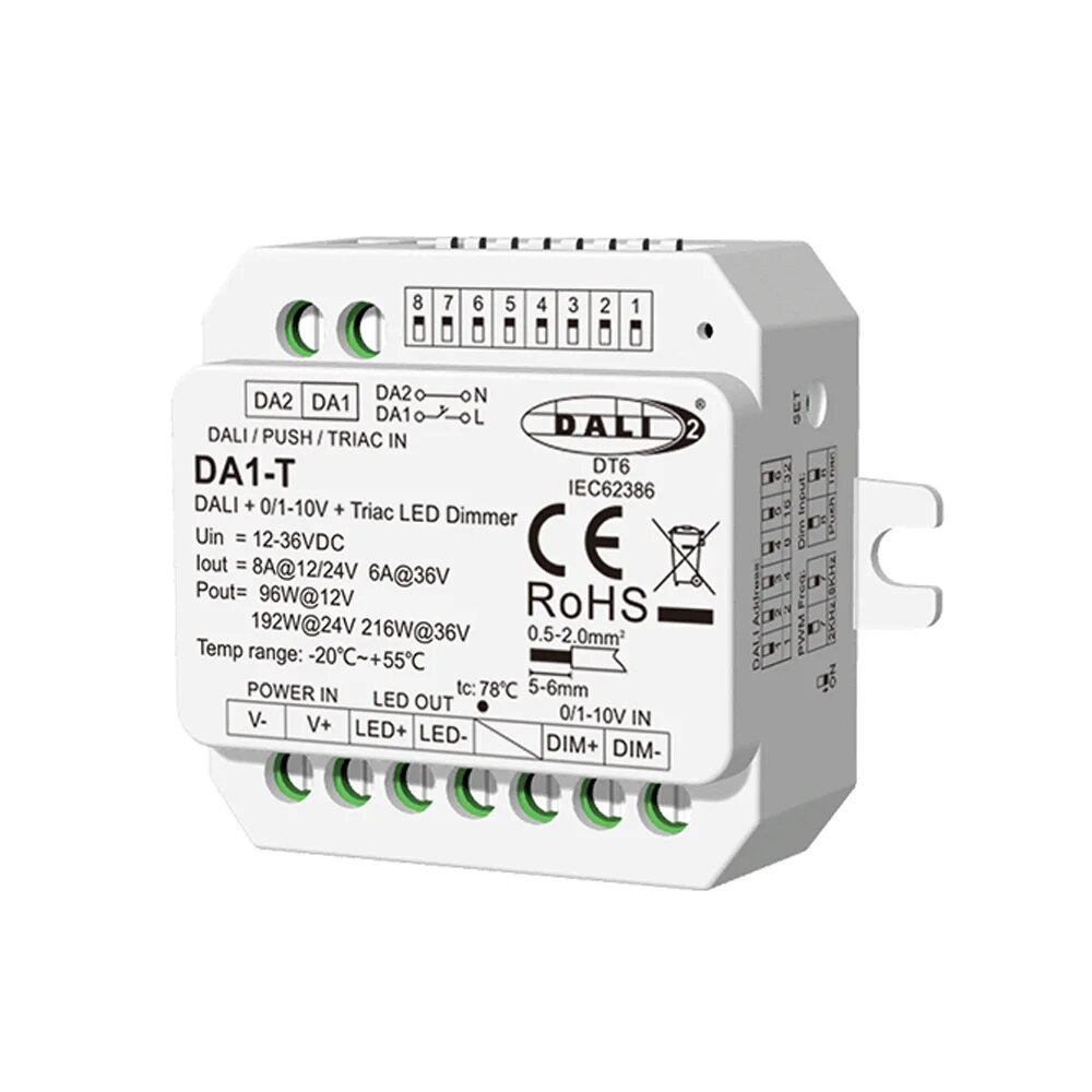 Диммер YSRSAI DALI 0/1-10V Triac для светодиодных лент