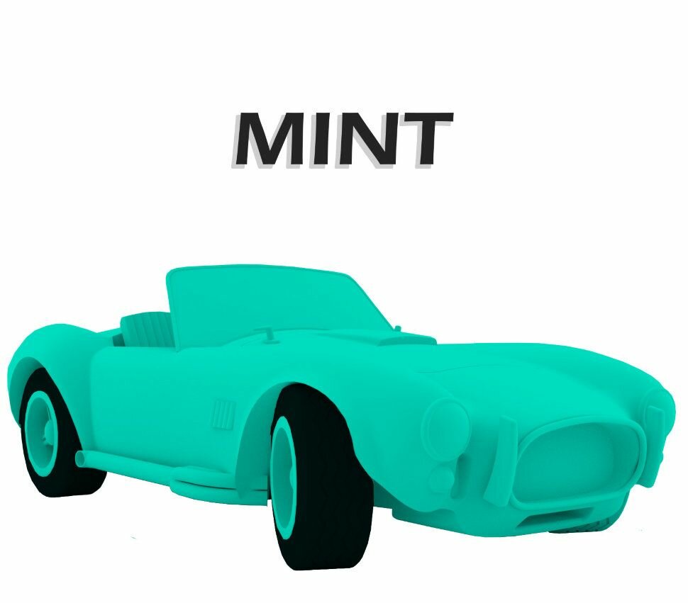 Мятный колер для жидкой резины Larex, Plasti Dip на 5 л. готового материала - Mint