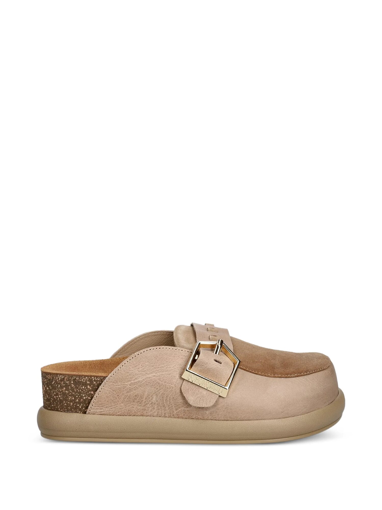 Мюли Buckle-fastening leather mules