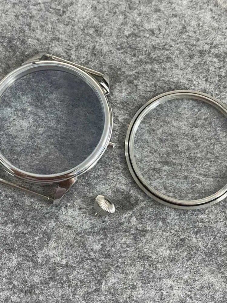 Запчасть для смарт-часов из полированной нержавеющей стали 316L, chrome для корпуса часов