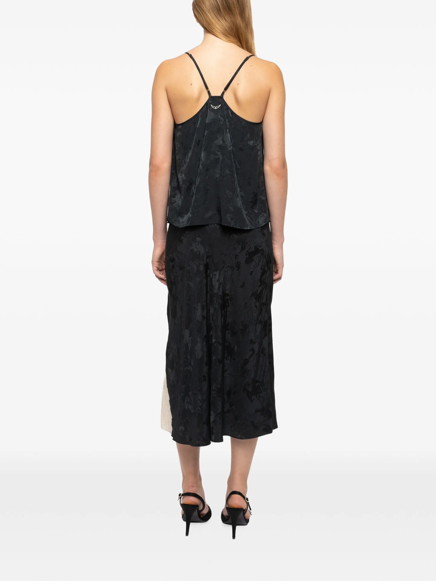 Юбка ZADIG & VOLTAIRE Jayla silk skirt, размер 38 — фото 1