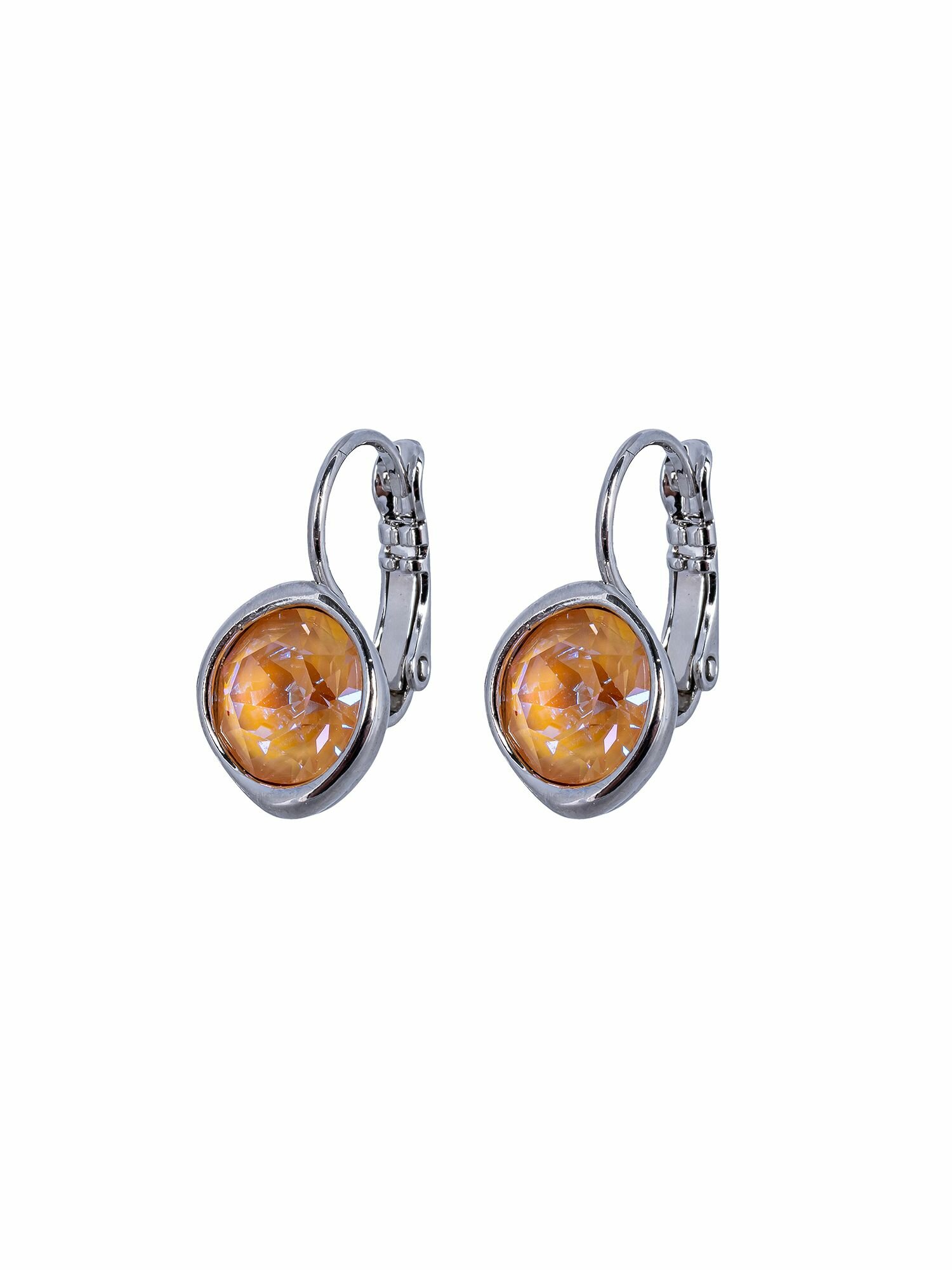 Серьги, кристаллы Swarovski, стекло