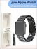 Ремешок для смарт-часов, керамическая смола, черный, для Apple Watch 42/44/45/46...