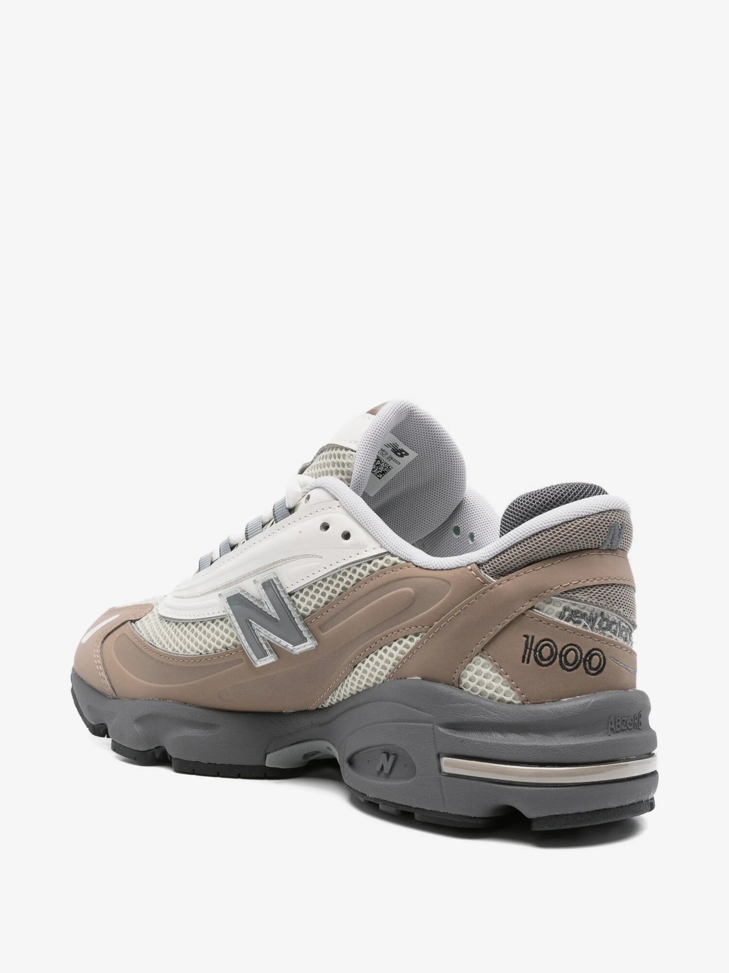 Кроссовки New Balance 1000, размер 9.5, коричневый/серый/оранжевый — фото 1