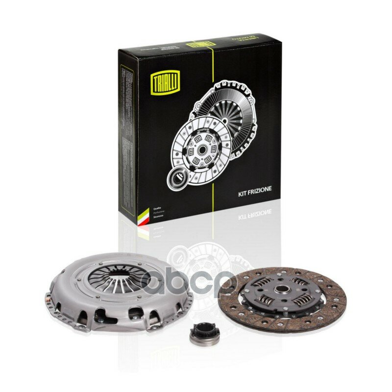 К-кт сцепления SKODA OCTAVIA/AUDI A3/VW GOLF IV/V диск+корзина+подшипник Trialli арт. FR1814