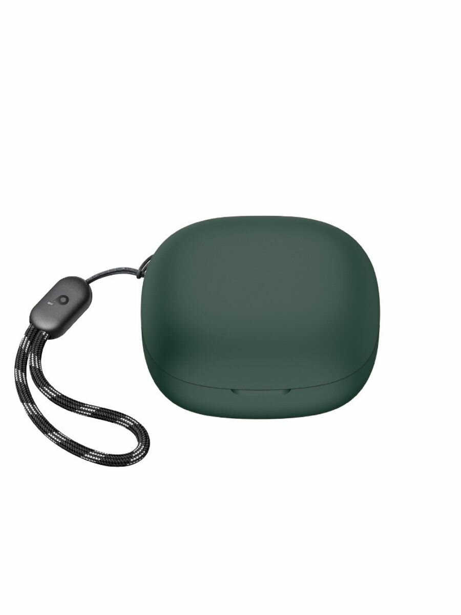 Силиконовый защитный чехол бампер с веревкой для наушников Anker Soundcore R50i/ P20i/ P25i, с противоударными свойствами