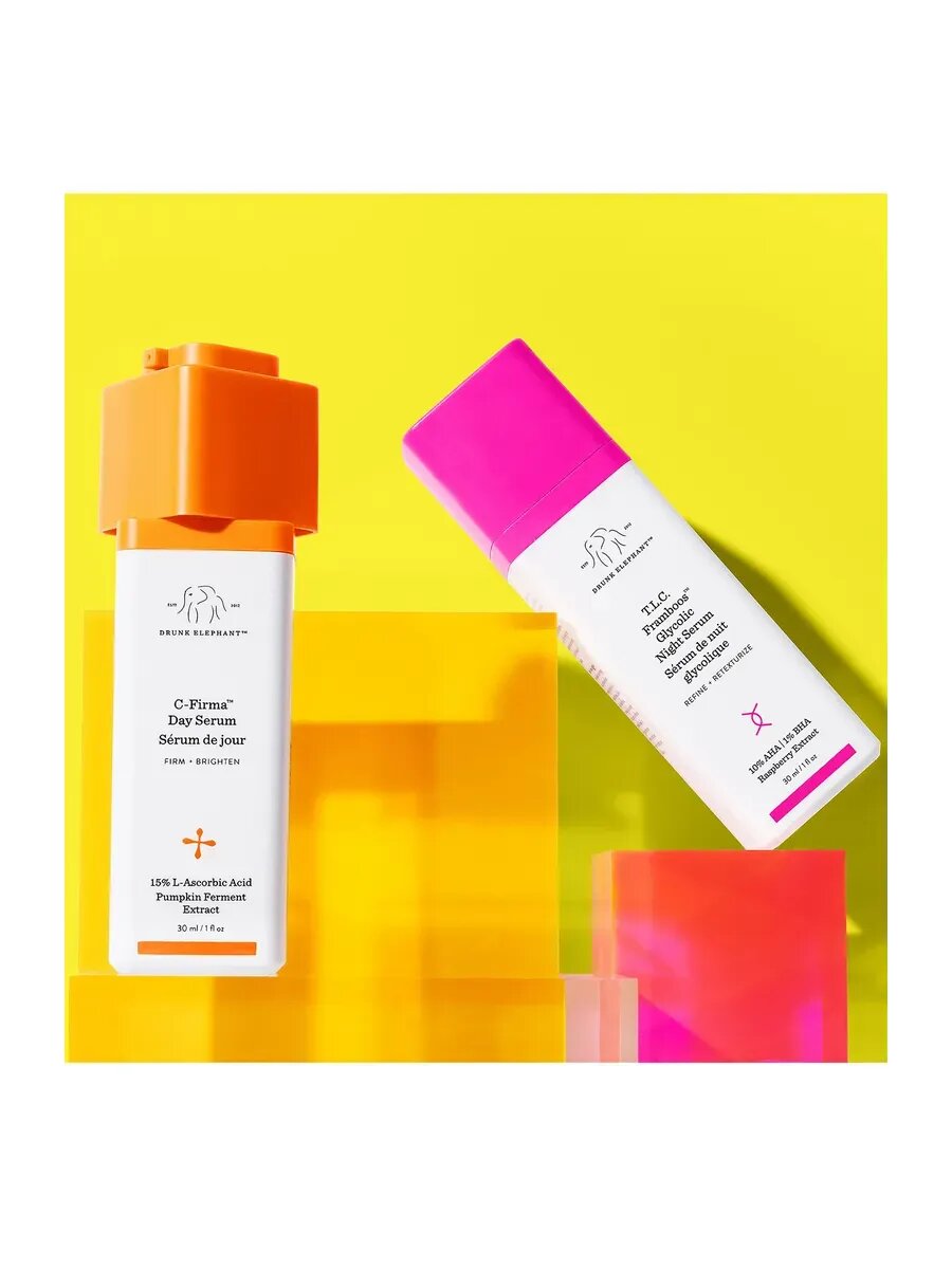 Ночная гликолевая сыворотка T.L.C. Framboos (30ml) Drunk Elephant