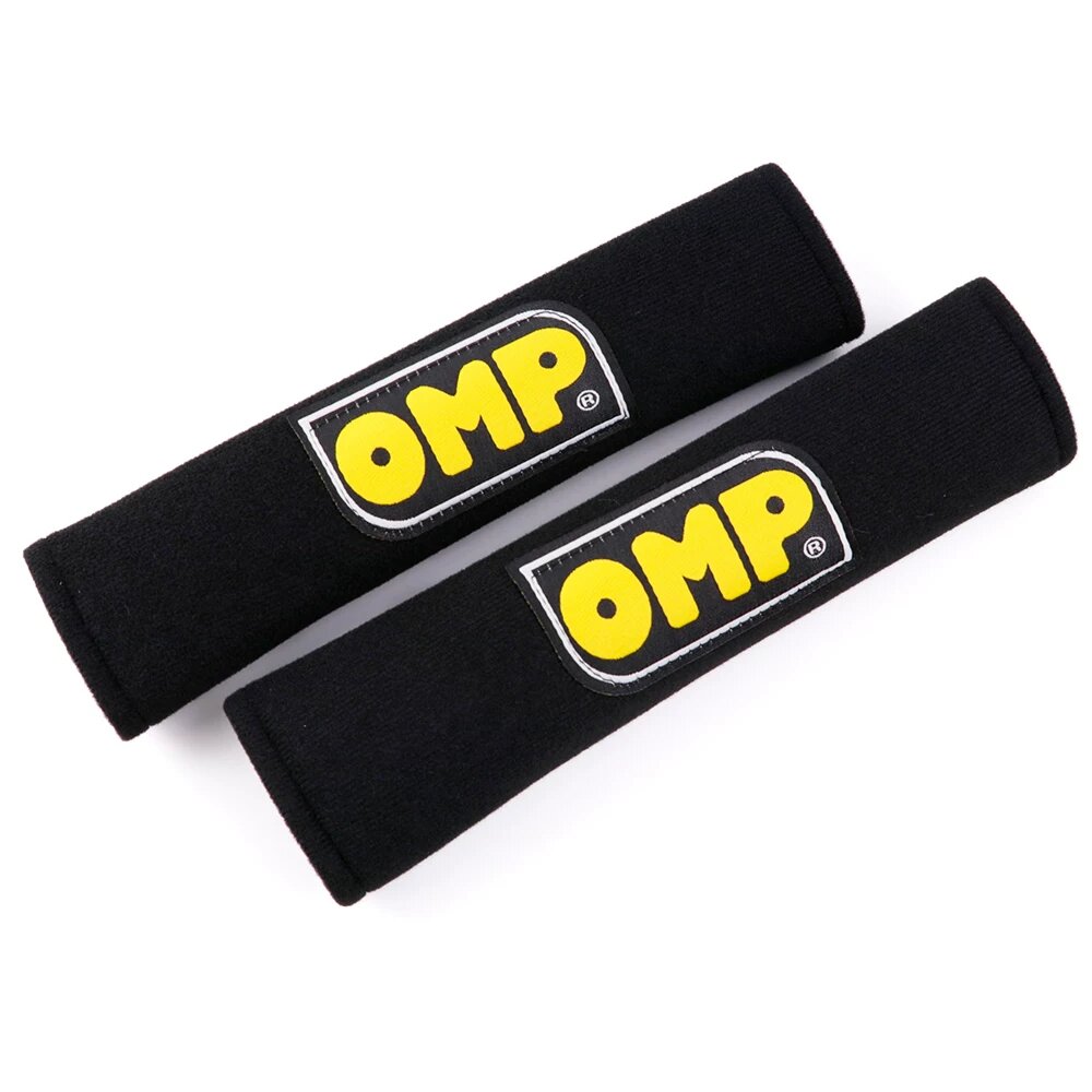 Mugen автомобильный плечевой накладка для ремня безопасности - OMP черный - универсальная подгонка для JDM автомобилей