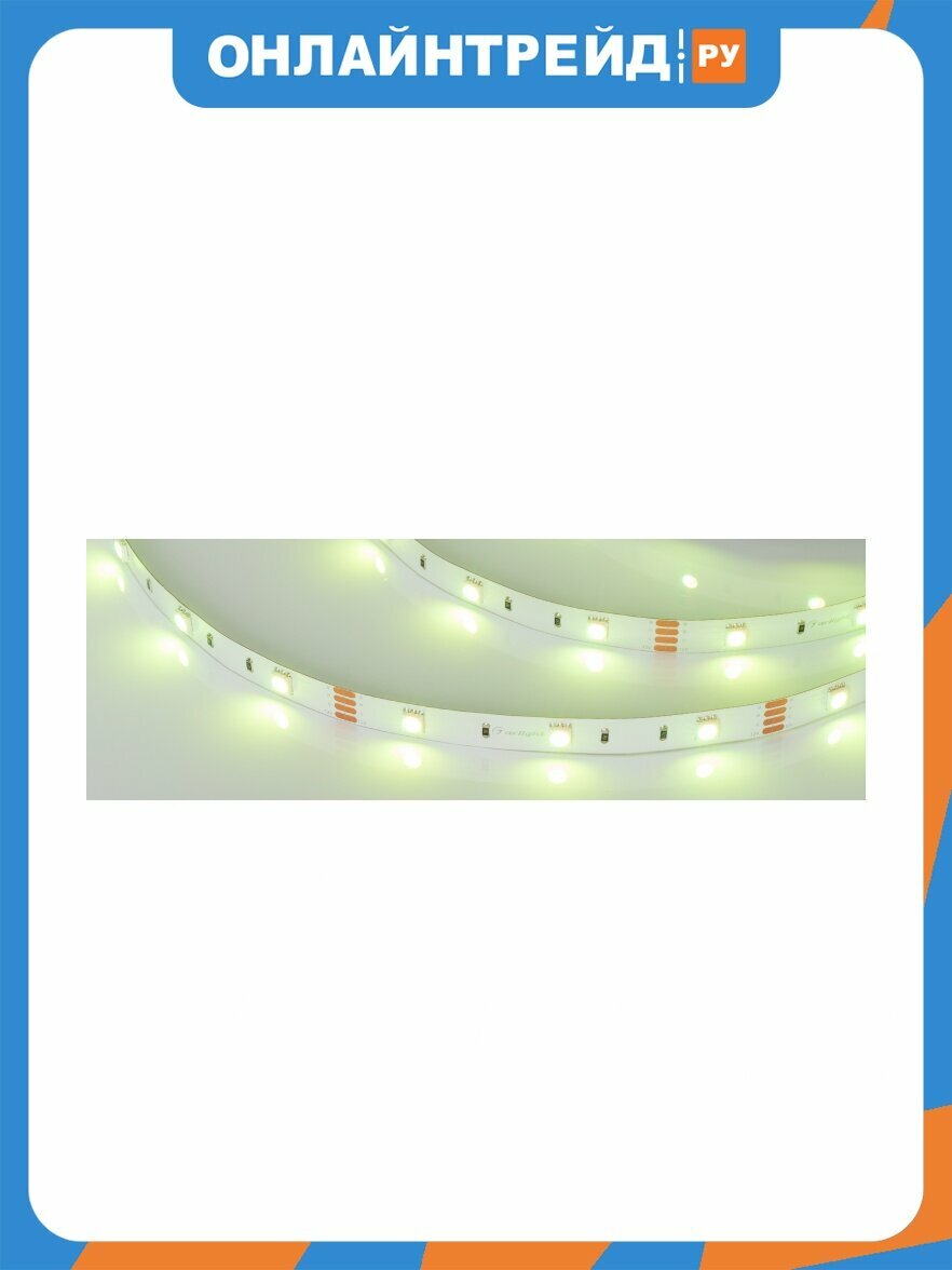 Светодиодная лента Arlight RT-B30-10mm 12V RGB 7.2 W/m, IP20, 5060, 5m Открытый (Упаковка 5 метров)