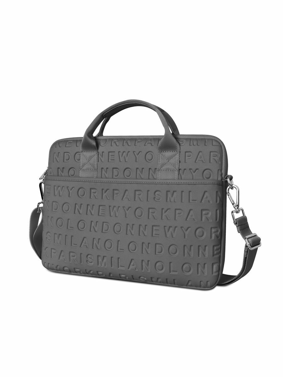 WIWU Vogue Laptop Slim Bag чехол для ноутбука 13.3/14.2 дюйма тонкий водоотталкивающий с мягкой защитой и плечевым ремнем для офиса, учебы и поездок