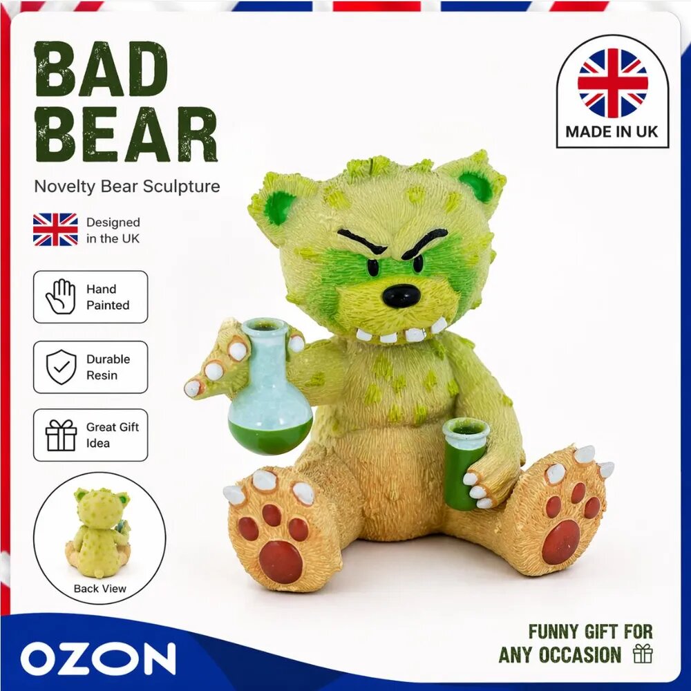 Коллекционная фигурка Bad Taste Bears (Великобритания) - Скульптура из премиального полистоуна, 7-12 см