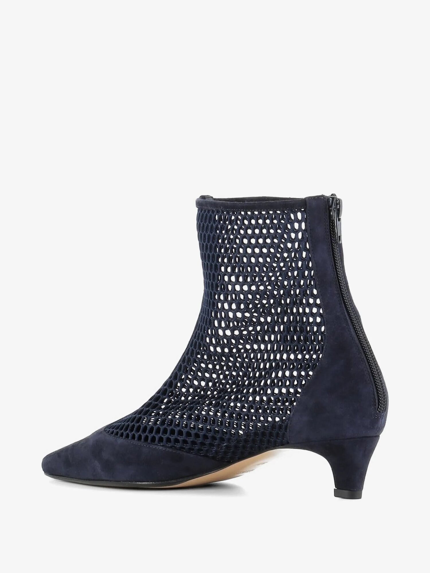 Ботильоны antonio barbato maestri veneziani Mesh-panelled suede boots, размер 40, синий — фото 1