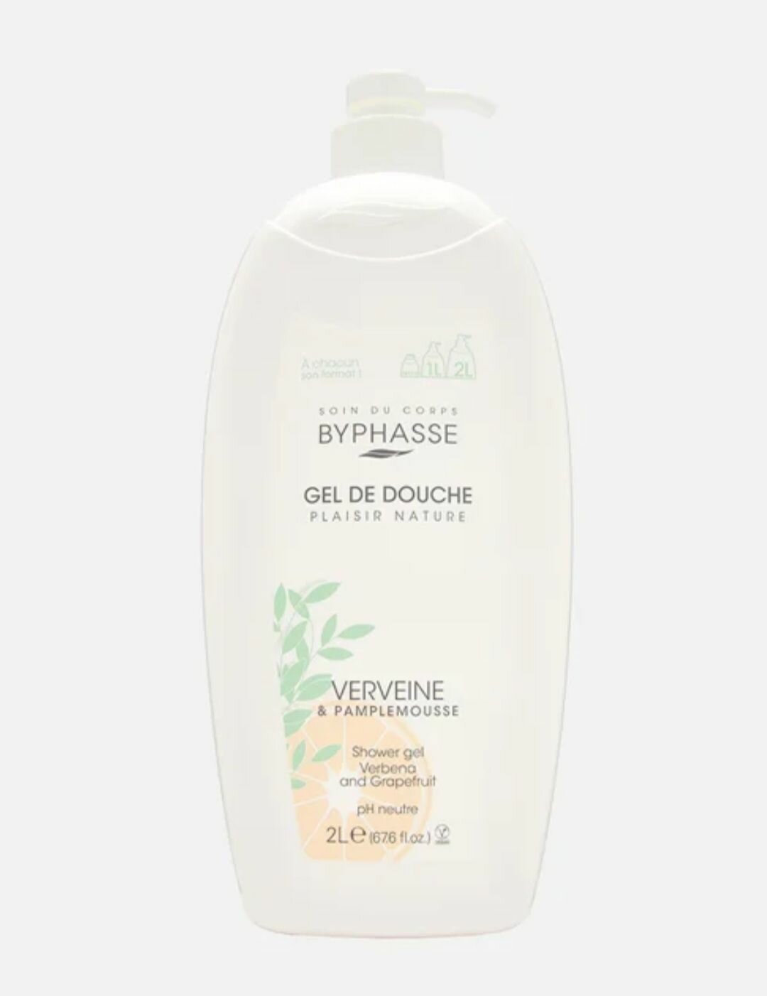 Гель для душа BYPHASSE verbena and grapefruit