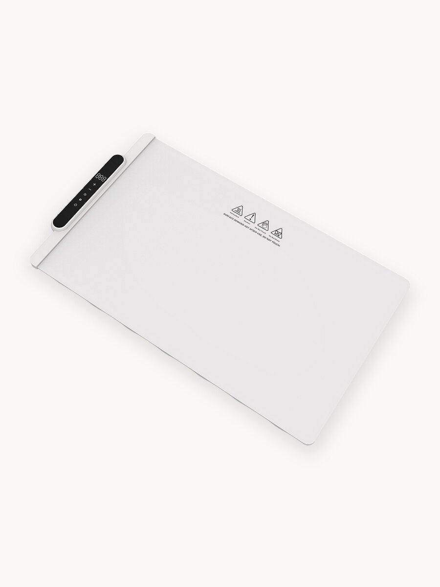 Коврик для подогрева Warmify, молочный, 65 см х 38 см, регулировка температуры, 320Вт