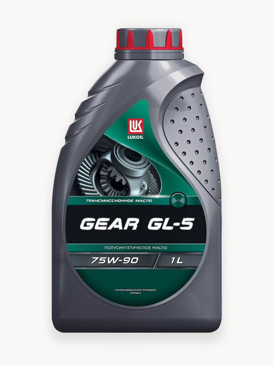 Масло трансмиссионное ЛУКОЙЛ GEAR 75W90 GL-5 полусинтетика 1 л 2240002