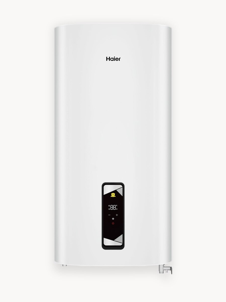 Haier Водонагреватель накопительный ES30V-D1, 30 литров, 2000 Вт, эмалированный бак, магниевый анод, LED-дисплей , защита от перегрева, shock proof, белый