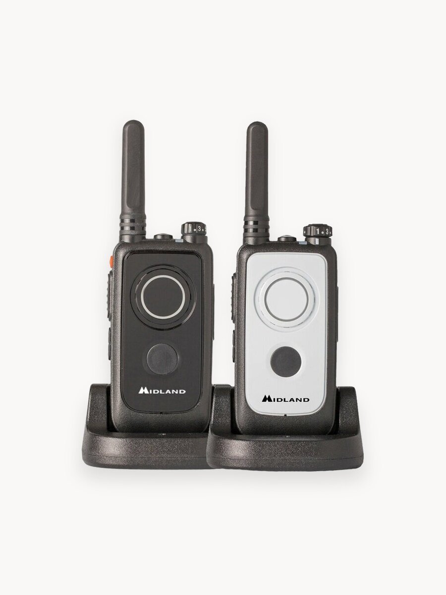 Рации MIDLAND G2, программируемые, со встроенным фонариком, 2шт