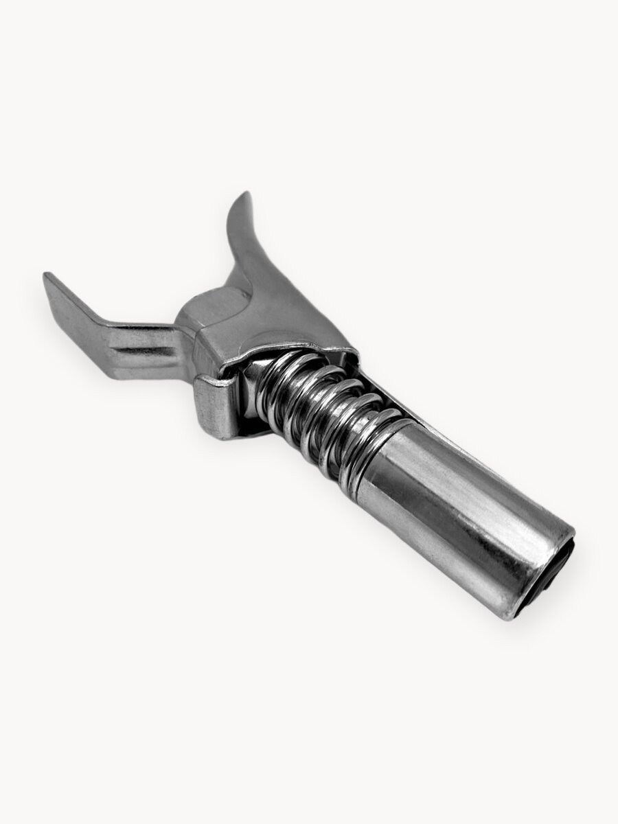 Головка насадка на плунжерный шприц, наконечник на смазочный шприц, масленка для смазки CARIUS