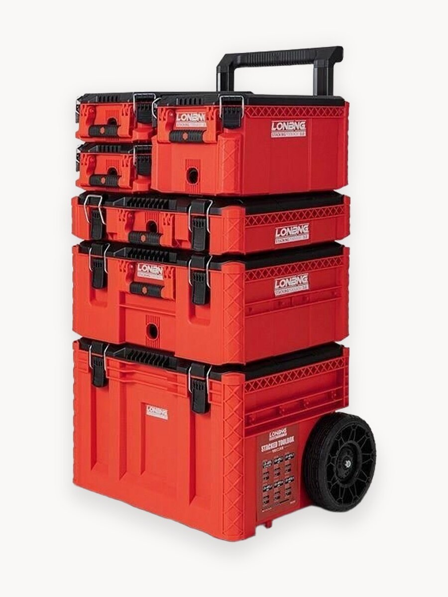 Аксессуар для инструментального ящика на колёсах, складная тележка с электроприводом для хранения инструментов и оборудования, универсальная система организации пространства в гараже и мастерской 1 был