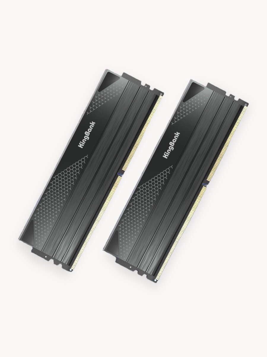 KingBank Оперативная память DDR5 Dark StarBlade 6400МГц Темный Heatsink DRAM(Hynix M-die C32) 2x48ГБ(K5.01. FPM5FF9501)