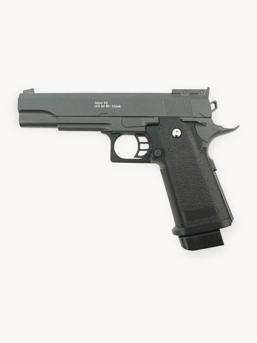 Cпринговый страйкбольный пистолет G.6 Colt 1911( Hi-Capa) (Galaxy)