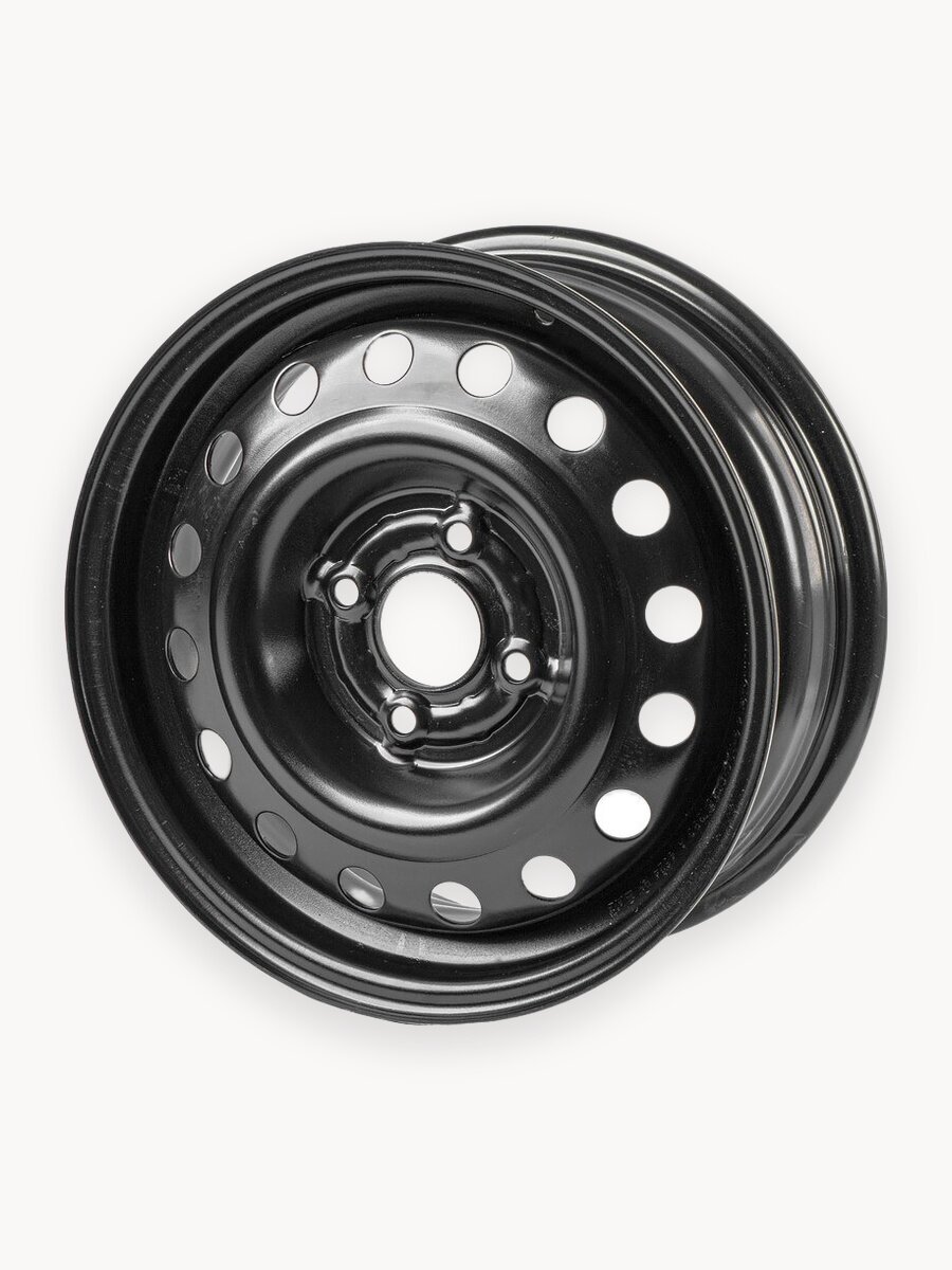 Диск штампованный R14 5.5J 4x100 57.1 ET45 на Шкода Рапид, Фольксваген Поло, Гольф 3, Чери Амулет, Ауди 80