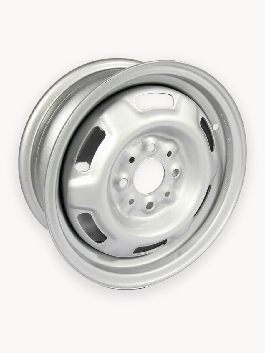 Диск колеса для ВАЗ 2108-2115, штампованный, 13", 5J, 4x98, ET35, серебристый