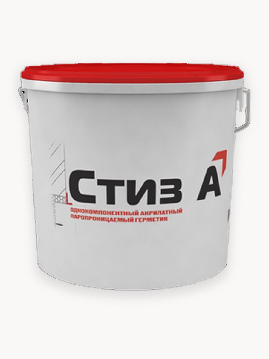 Стиз А Однокомпонентный акрилатный паропроницаемый герметик 3кг