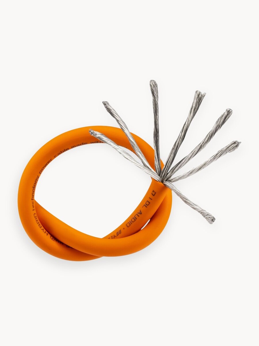 Кабель силовой DL Audio Raven Power Cable 4 Ga Orange ( 3 Метра )