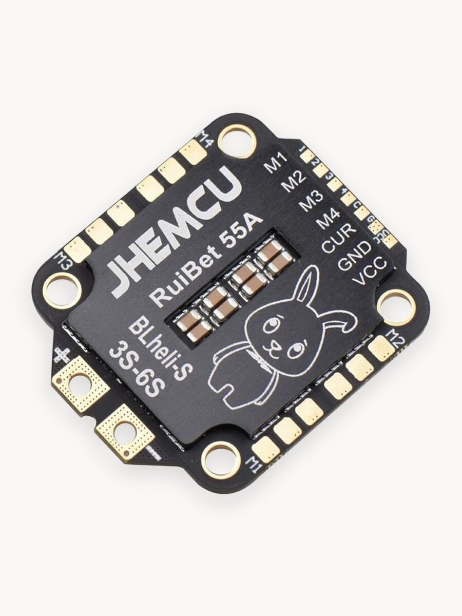 Полетный контроллер JHEMCU RuiBet 55A BLHELI_S Dshot600 3-6S