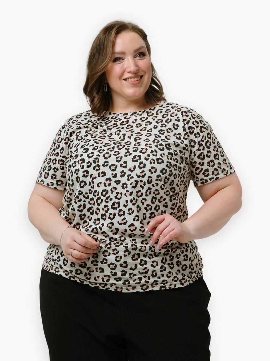 Футболка женская большого размера