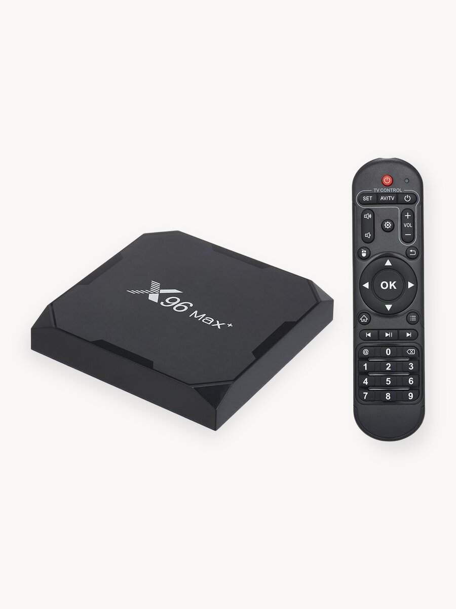 Смарт приставка для цифрового тв X96 Max Plus Ultra медиаплеер 4/64 ГБ, андроид 11, Amlogic S905X4 Wi-Fi 2.4G/5G