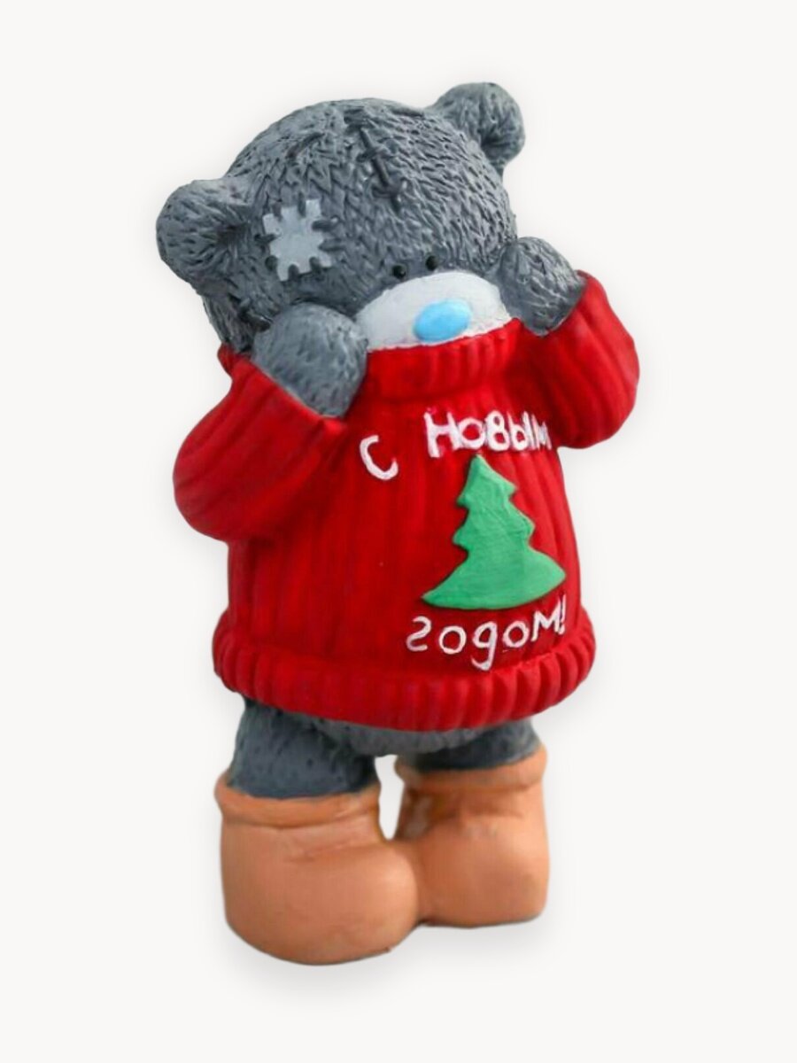 3д Молд форма "Медвежонок в свитере"