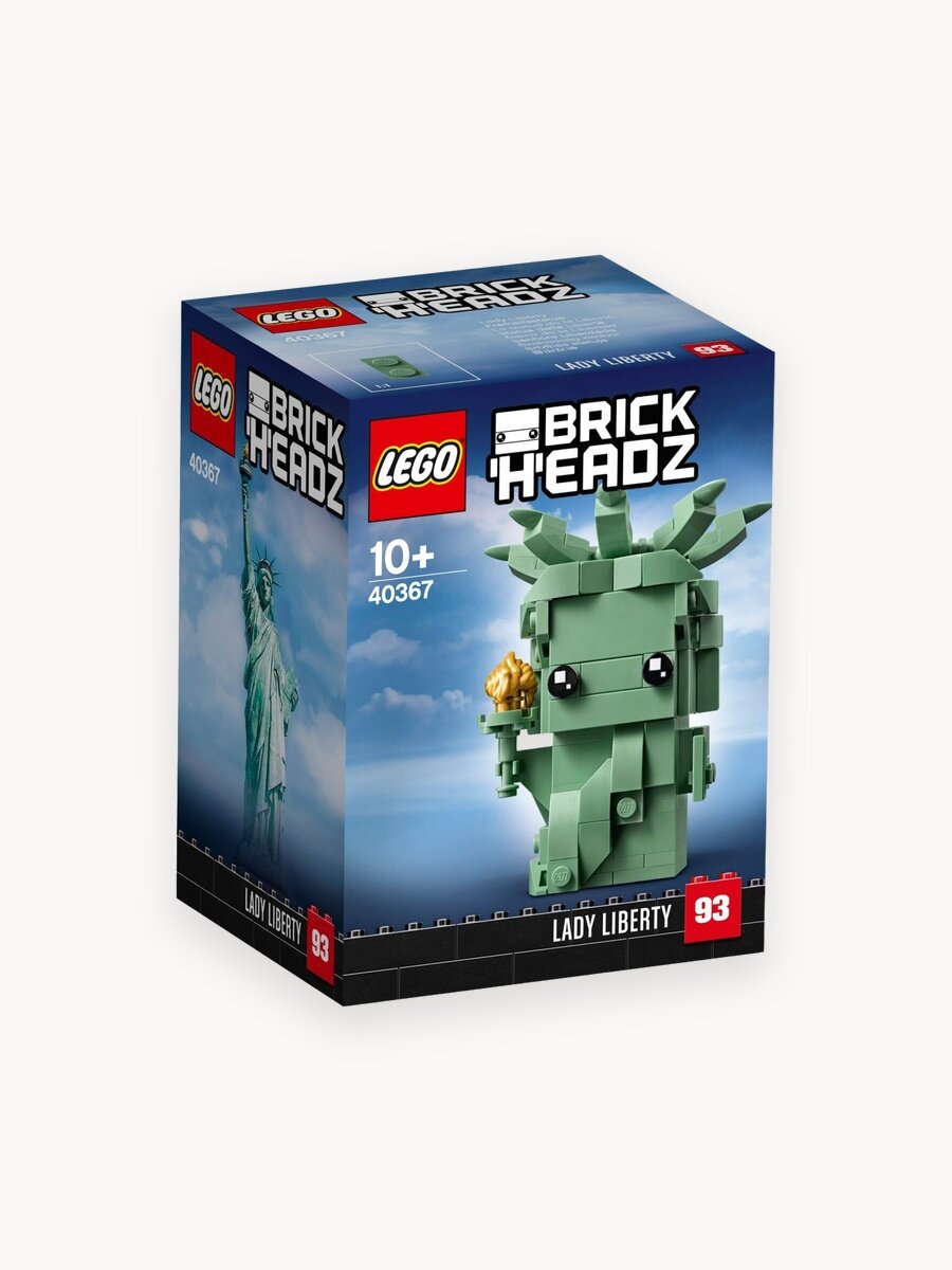 Конструктор LEGO BrickHeadz 40367 Статуя Свободы, 153 деталей