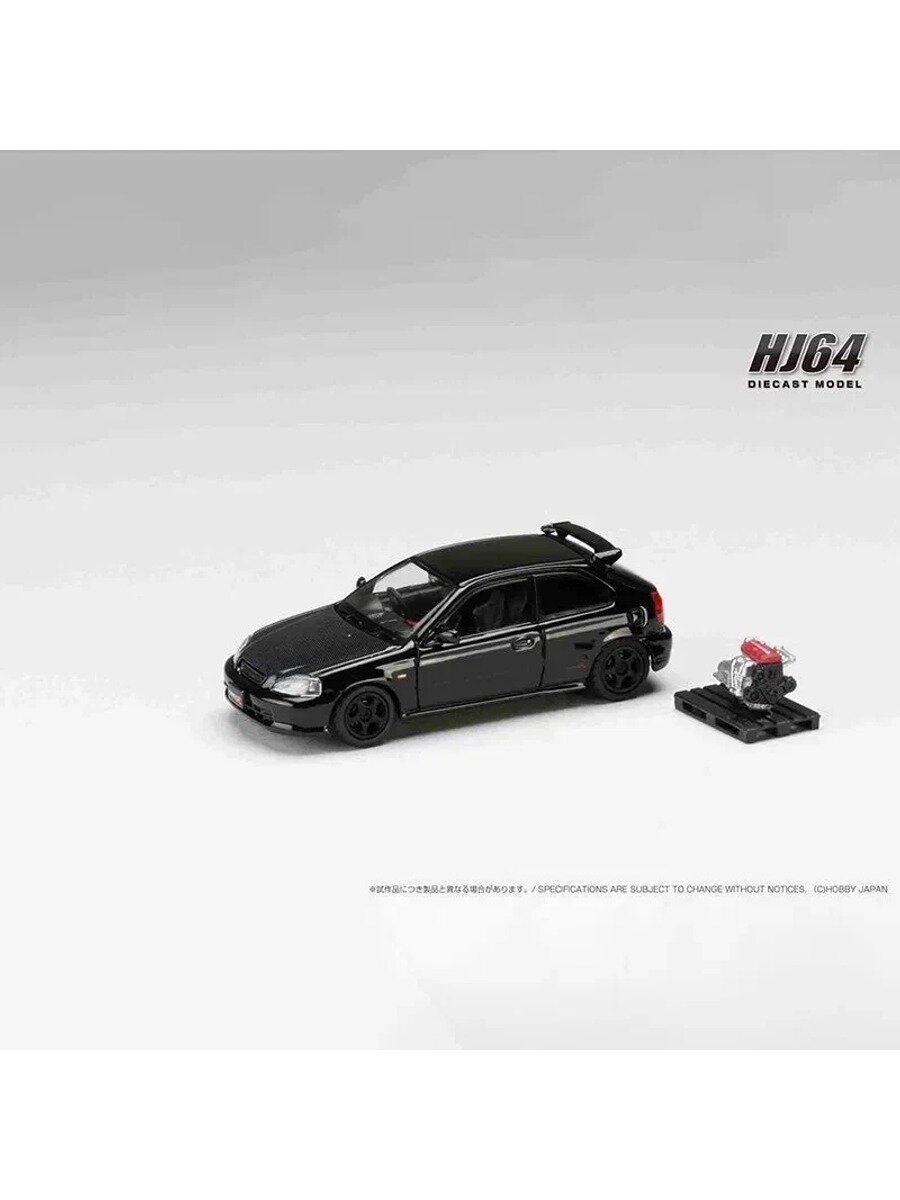 Машинка модель Hobby Japan 1/64 HONDA CIVIC EK6 alloy car model