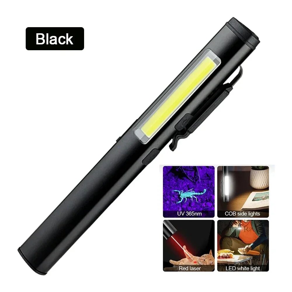 Heinast Магнитный светодиодный фонарь Черный, 1 PC With UV