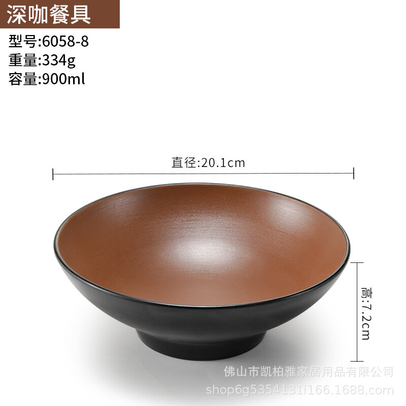 Меламиновая говяжья миска с лапшой посуда Японский суп с лапшой миска с порошком имитация фарфора миска с раменом миска