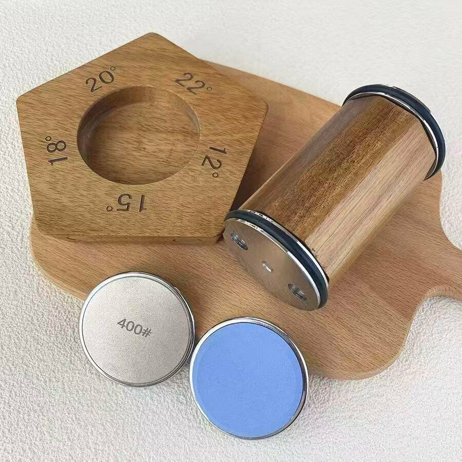 Новый пятигранный точильник с магнитом + алмазный роликовый + домашняя кухня