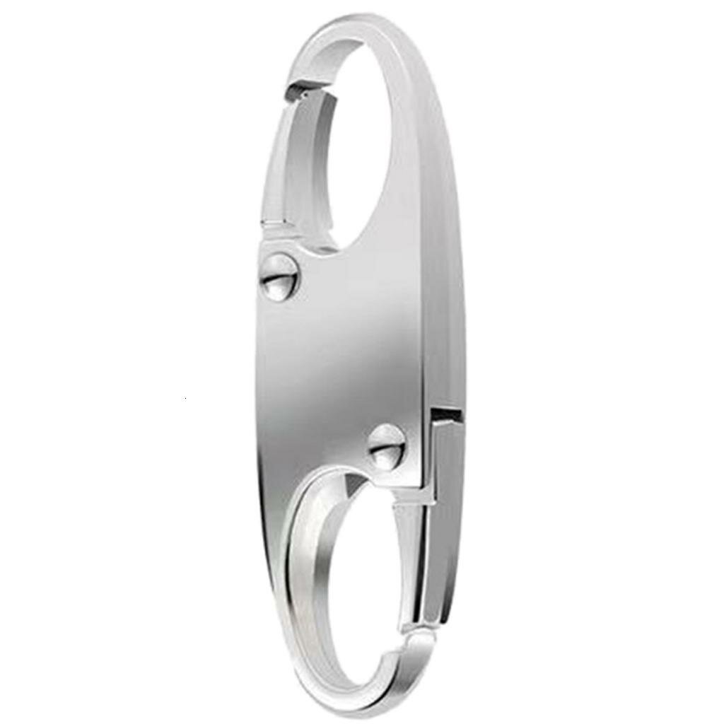 Замок для молнии с карабином, Серебро